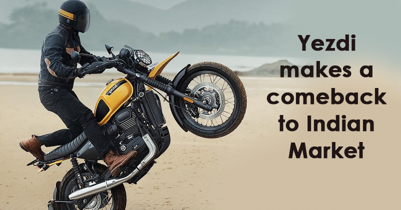 Iconic Motorcycle Brand Yezdi Makes A Comeback — Marketing Mind