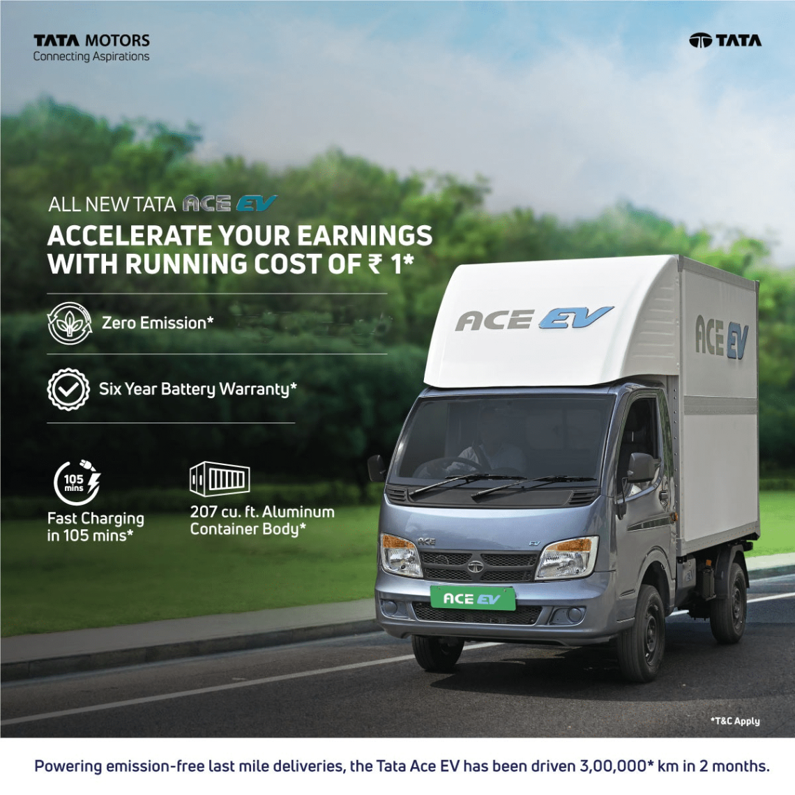 Tata Motors Promotes Its New Tata ACE EV With Powerful Ads Highlighting ...