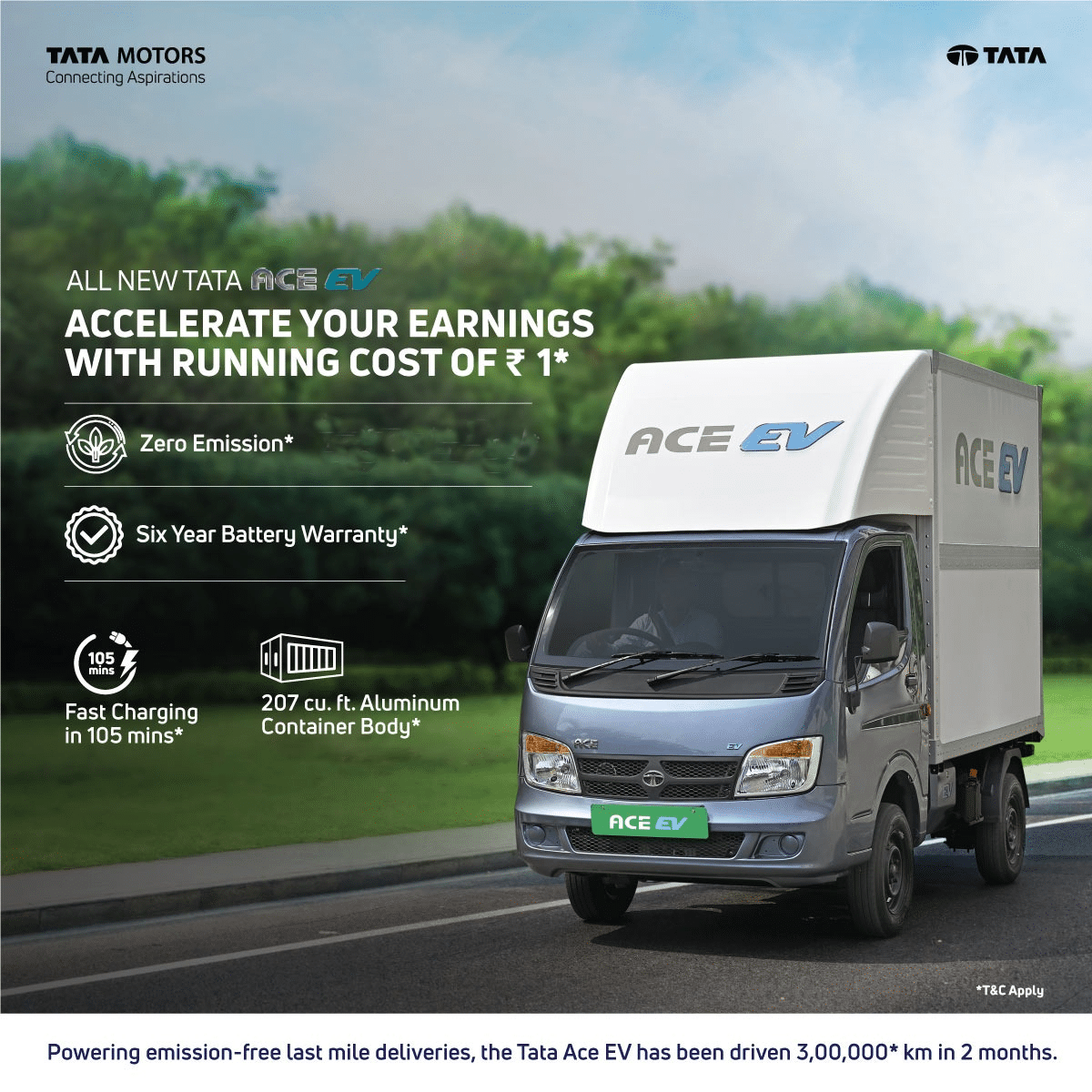 Tata Motors Promotes Its New Tata ACE EV With Powerful Ads Highlighting ...